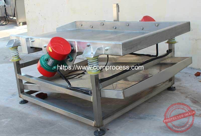 Automatic Vibrate Corn Kernel Water Removing Machine - Corn Flake ...